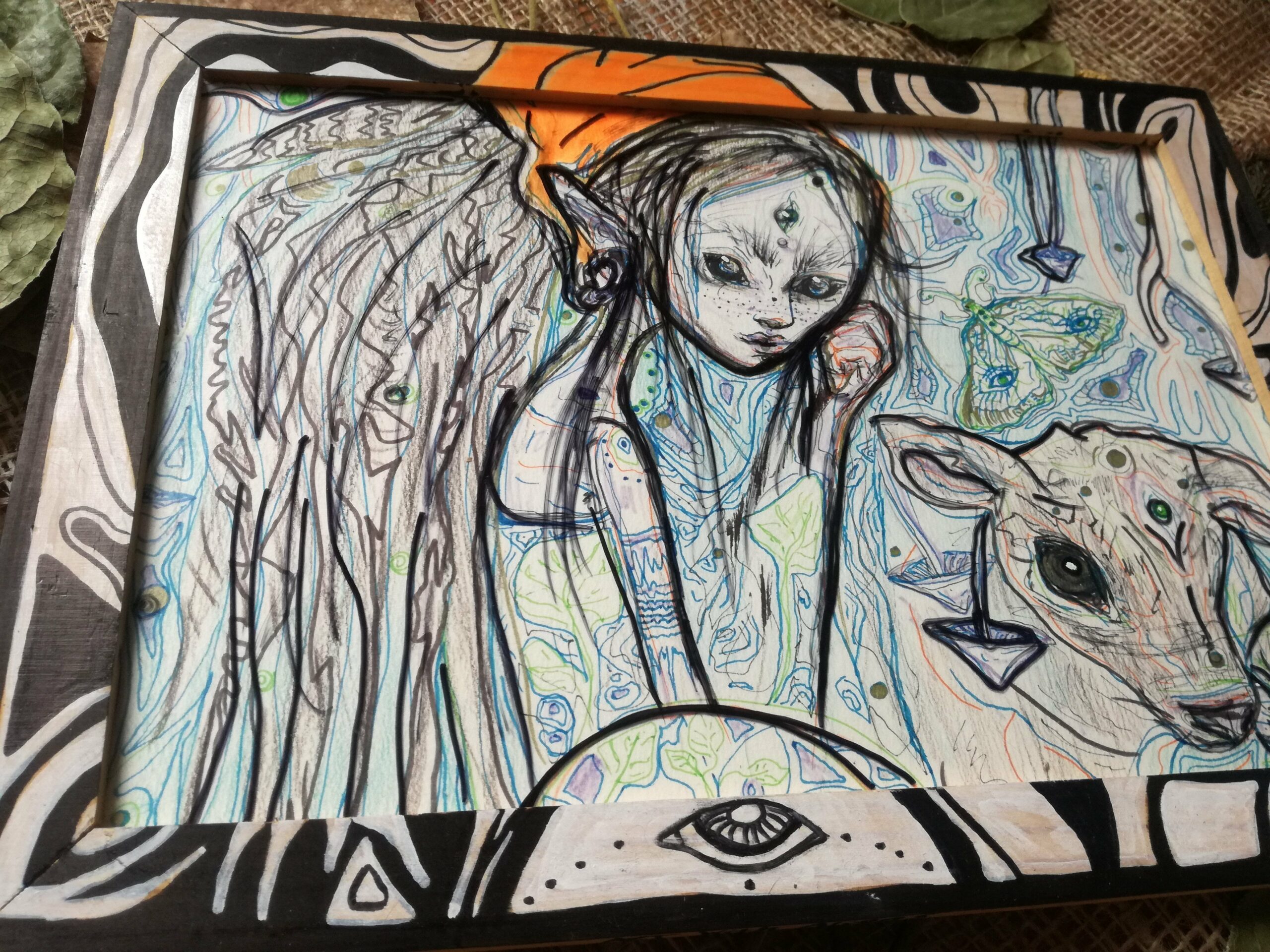 Cow, Cat, Alien-Love - Art With Aliens