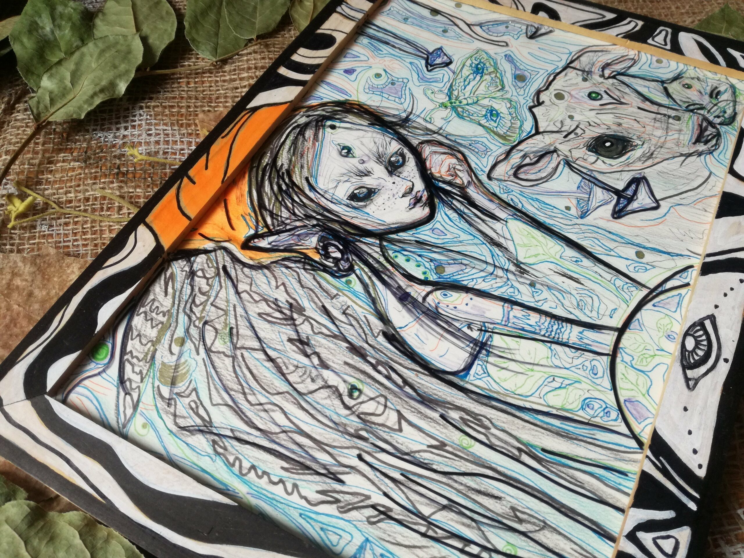 Cow, Cat, Alien-Love - Art With Aliens