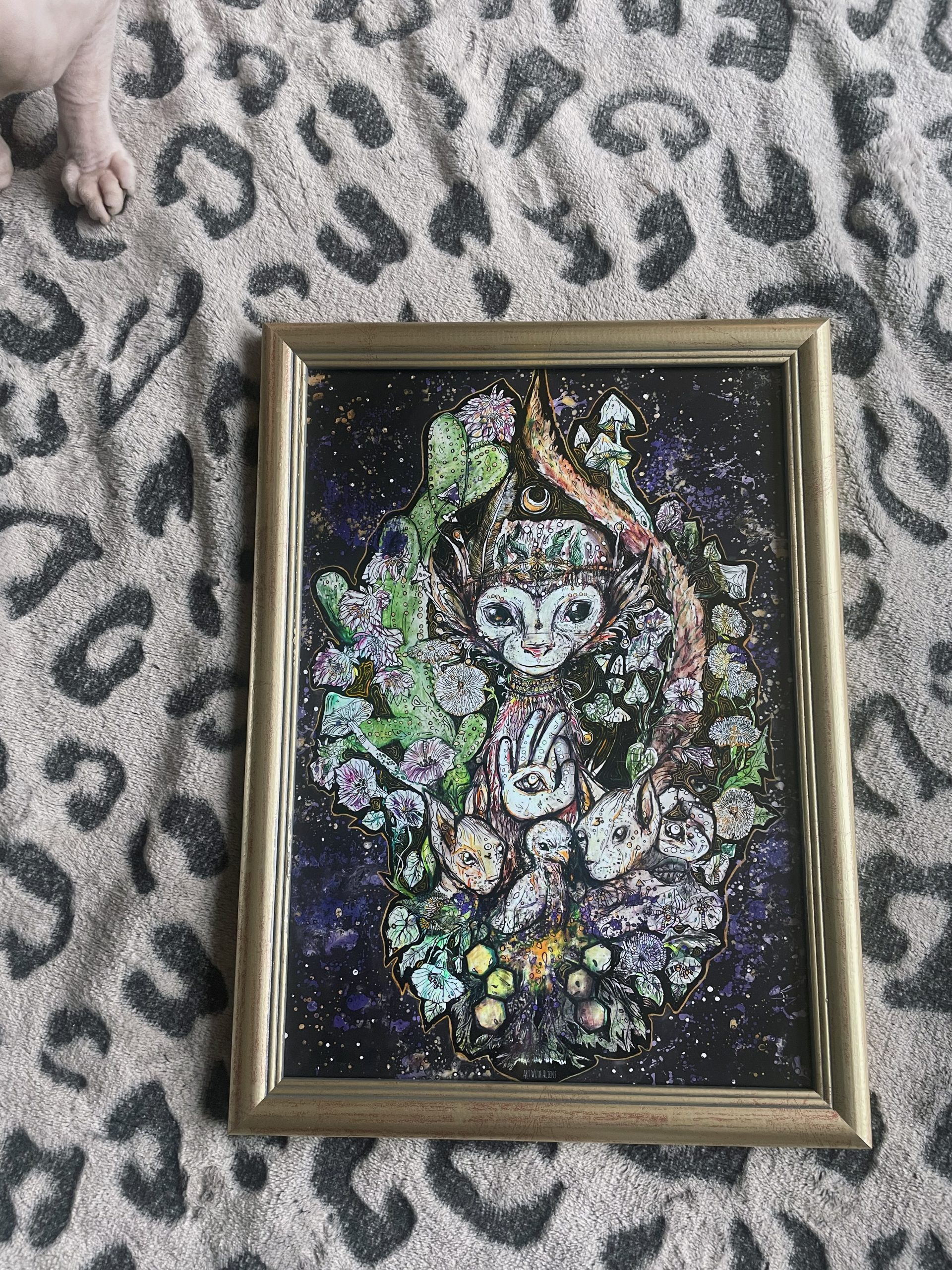 A4 Print 'In da Monkeys Universe' - Art With Aliens