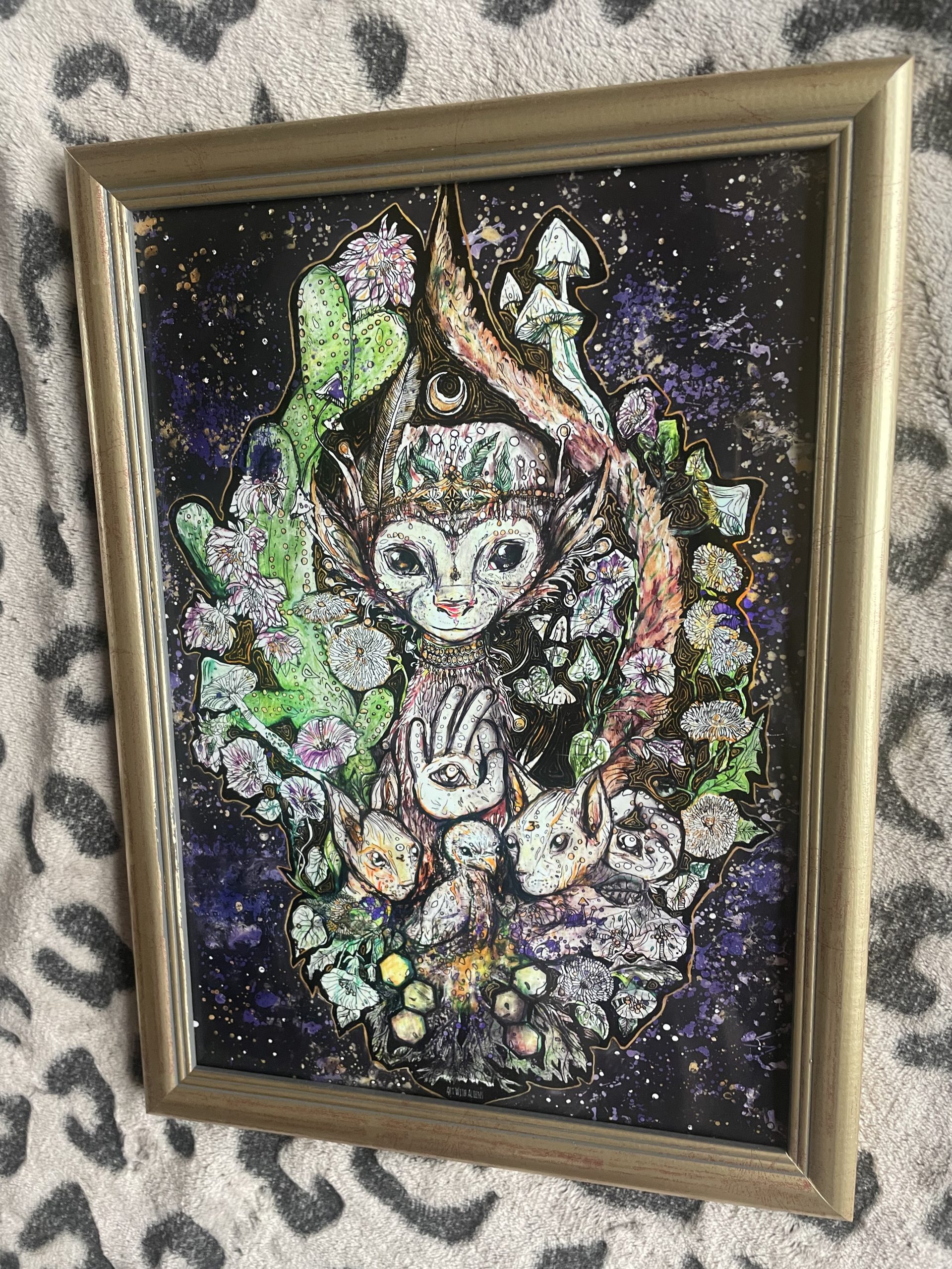 A4 Print 'In da Monkeys Universe' - Art With Aliens