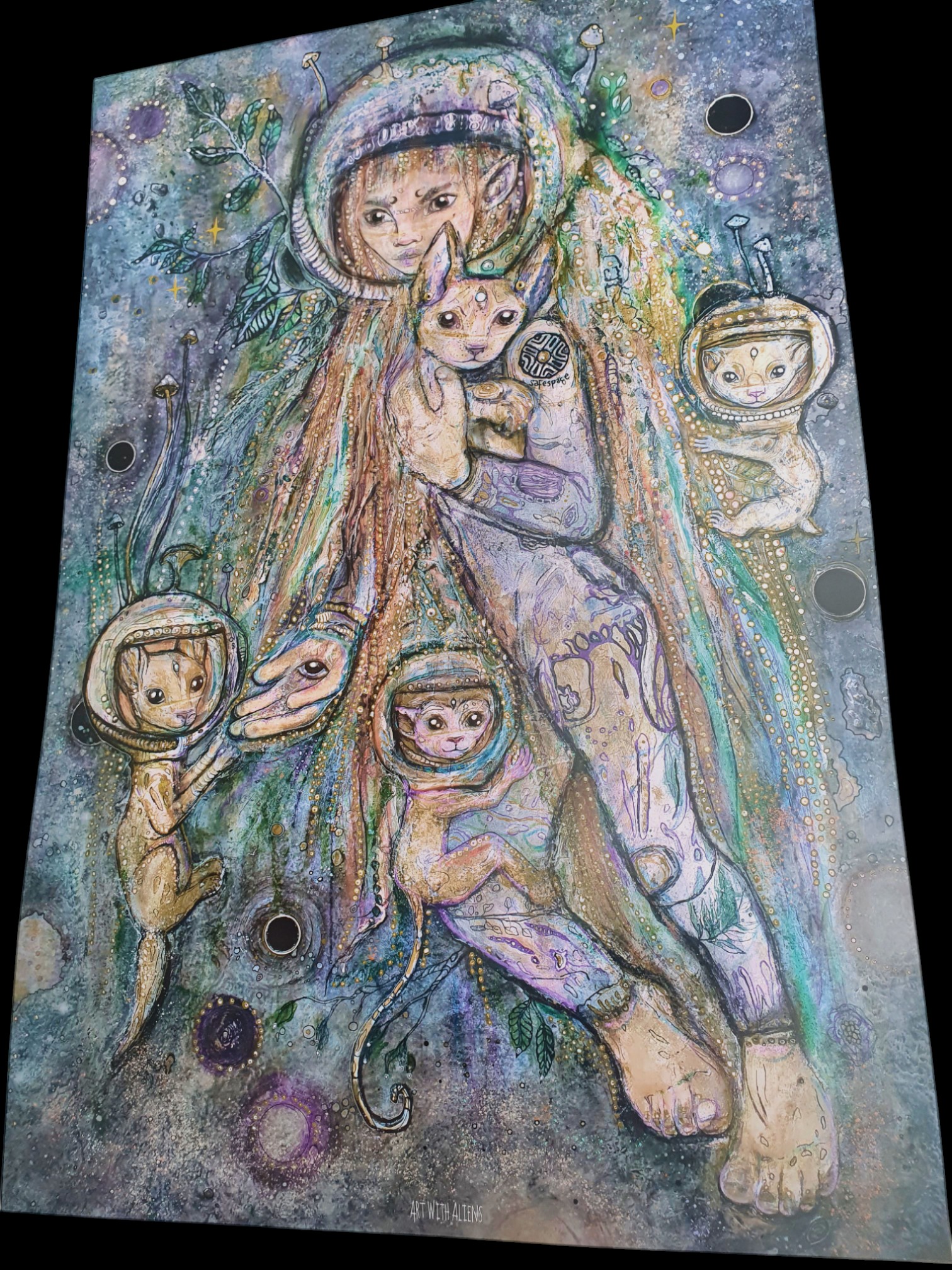 Print 'Safe Space' - Art With Aliens