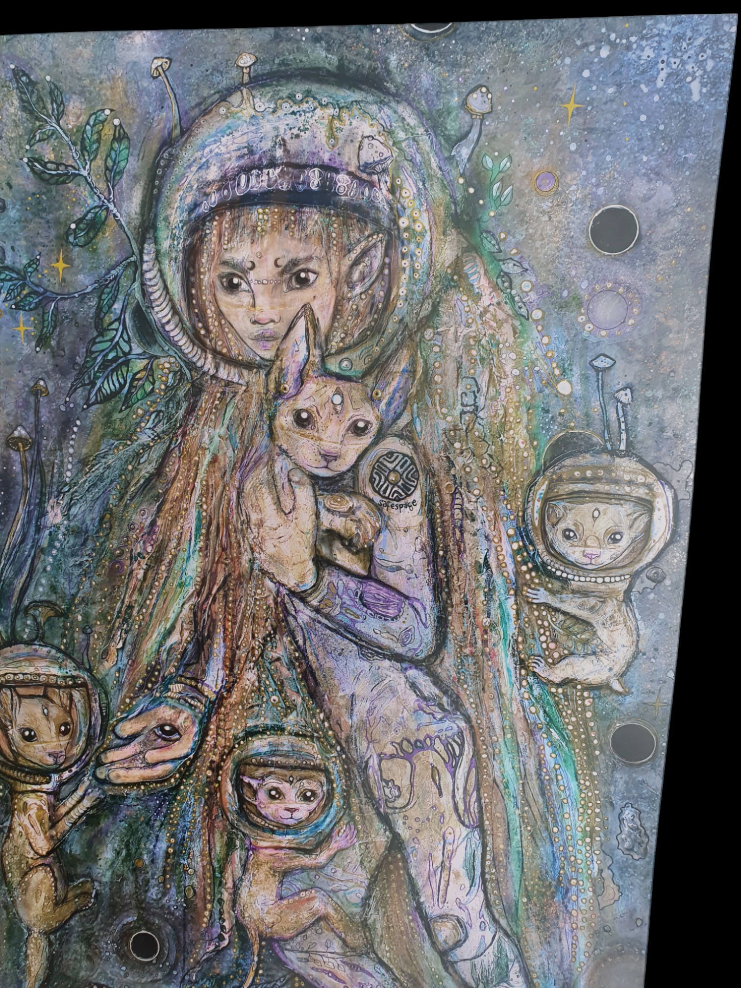 Print 'Safe Space' - Art With Aliens