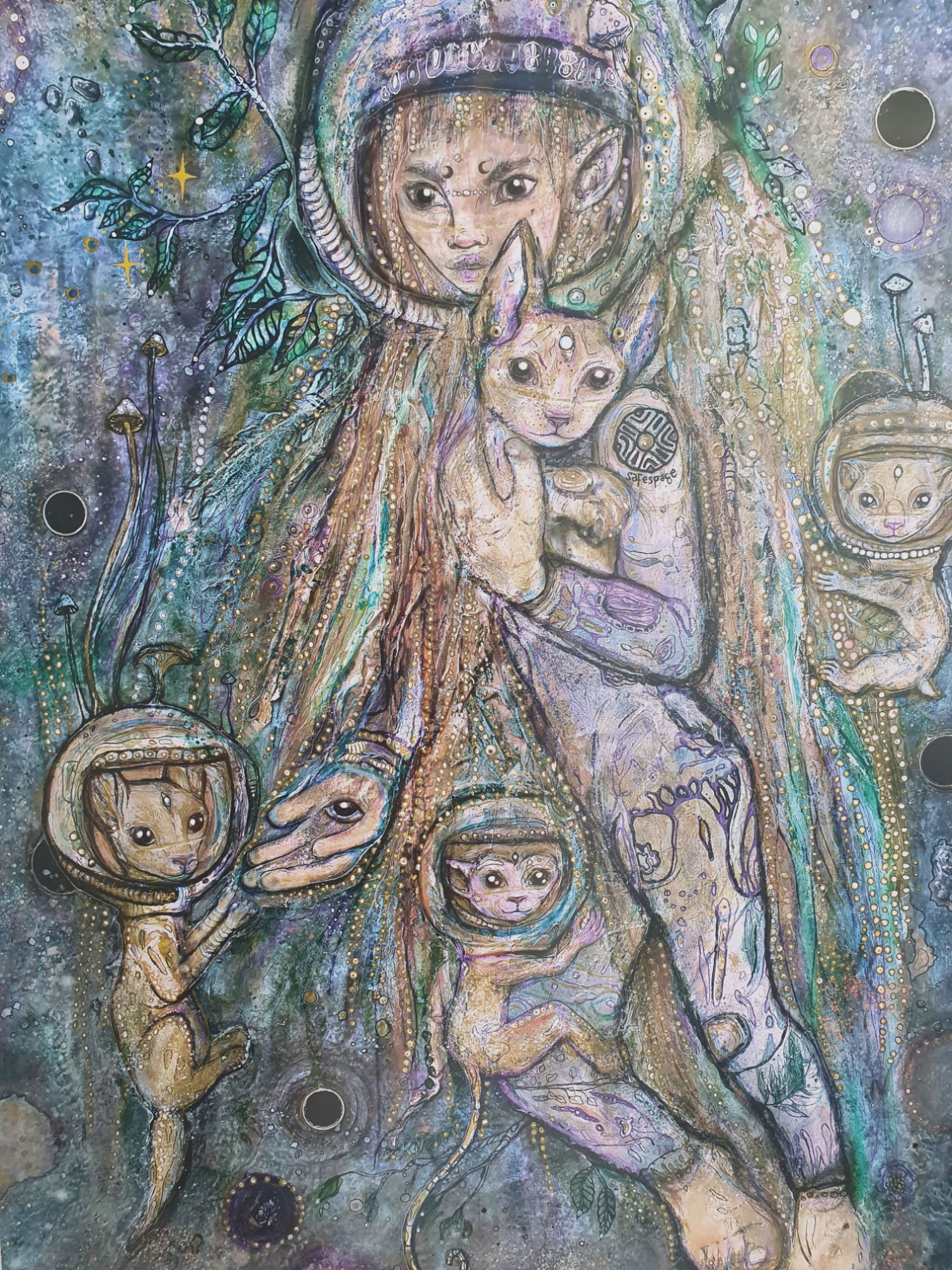 Print 'Safe Space' - Art With Aliens